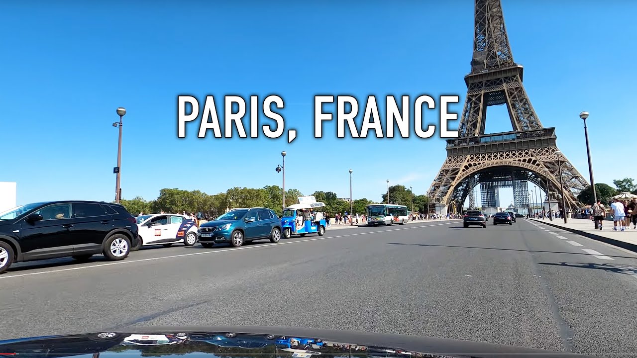 Paris Day Drive in 4K - YouTube