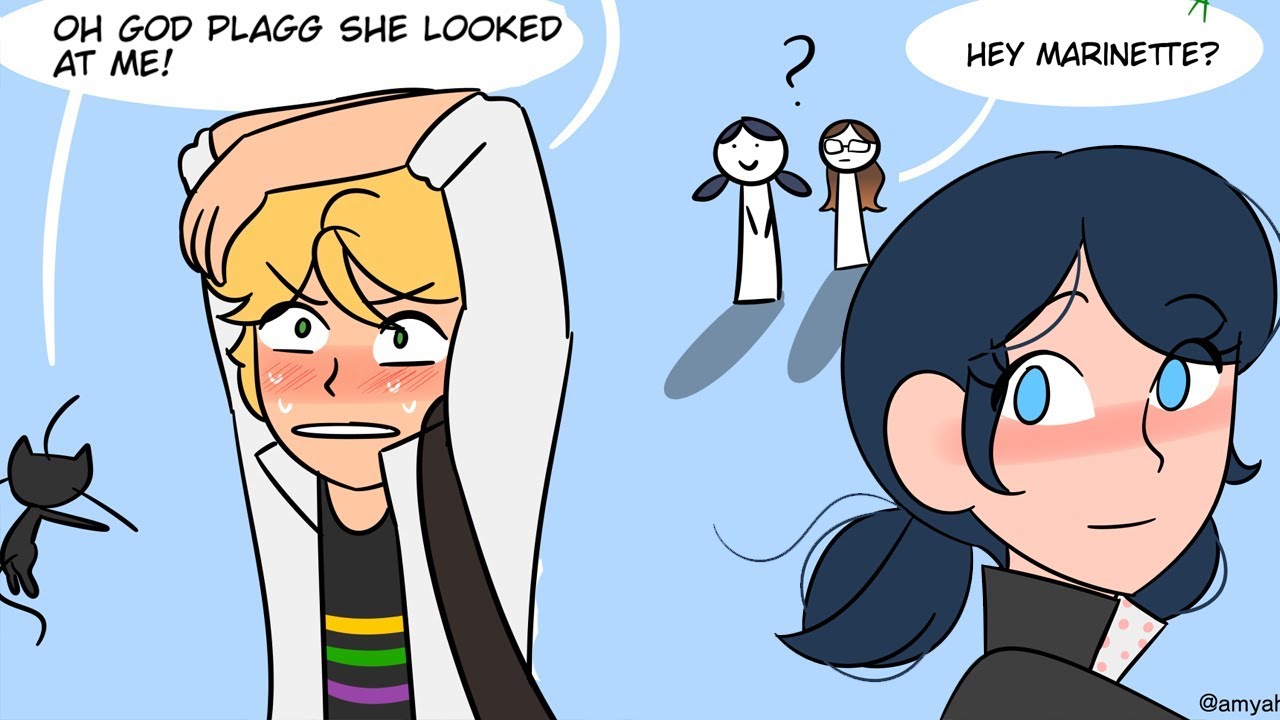 ADRIEN ADMITS FEELINGS? (Miraculous Ladybug Comic Dub Animations) - YouTube