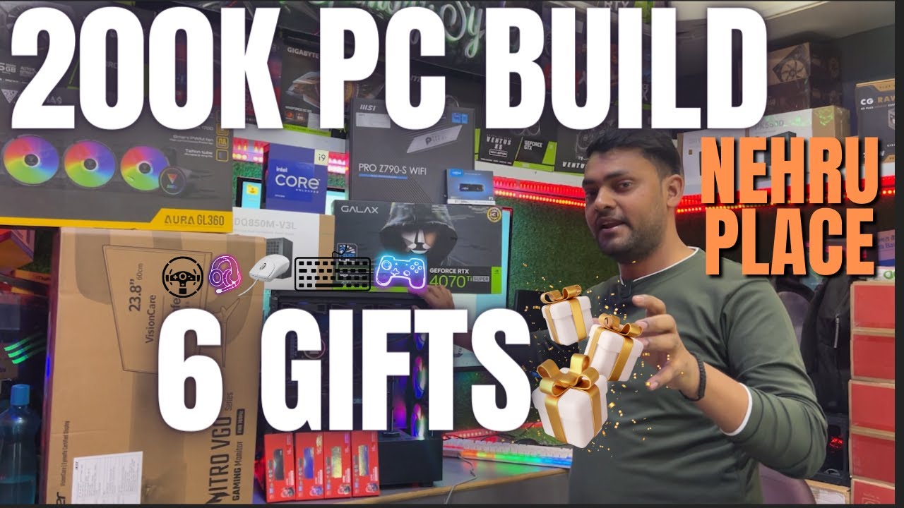 200k PC build | Nehru Place Gaming PC Build in Just 2 Lakh with 6 gift ...