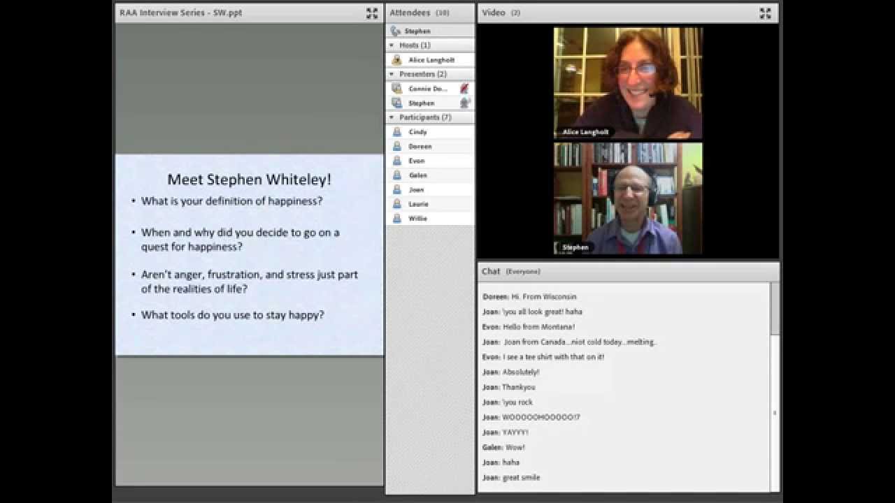 RAA Interview Series with the Master of Happiness, Stephen Whiteley ...