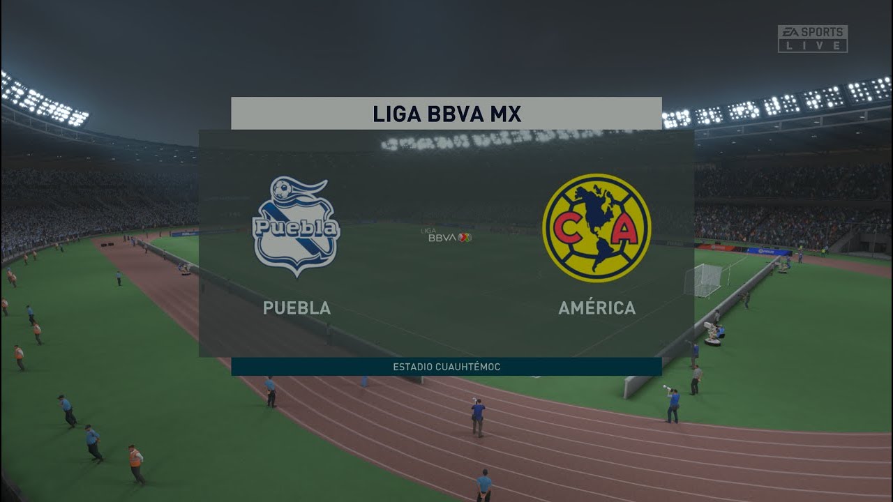 PUEBLA VS AMERICA FIFA 22🎮 LIGA MX J17 - YouTube