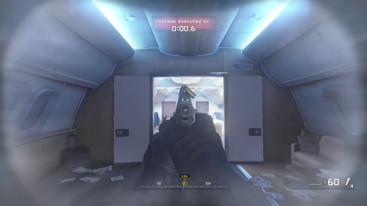 Call of Duty®: Modern Warfare plane mission veteran - YouTube