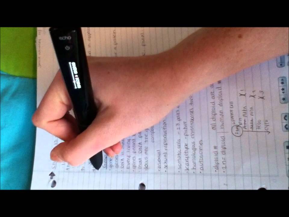 The New Echo Smartpen From Livescribe - YouTube
