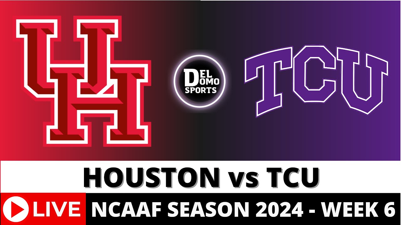 HOUSTON VS TCU LIVE 🏈 NCAAF COLLEGE FOOTBALL GAME SCORE - WEEK 6 - OCT ...