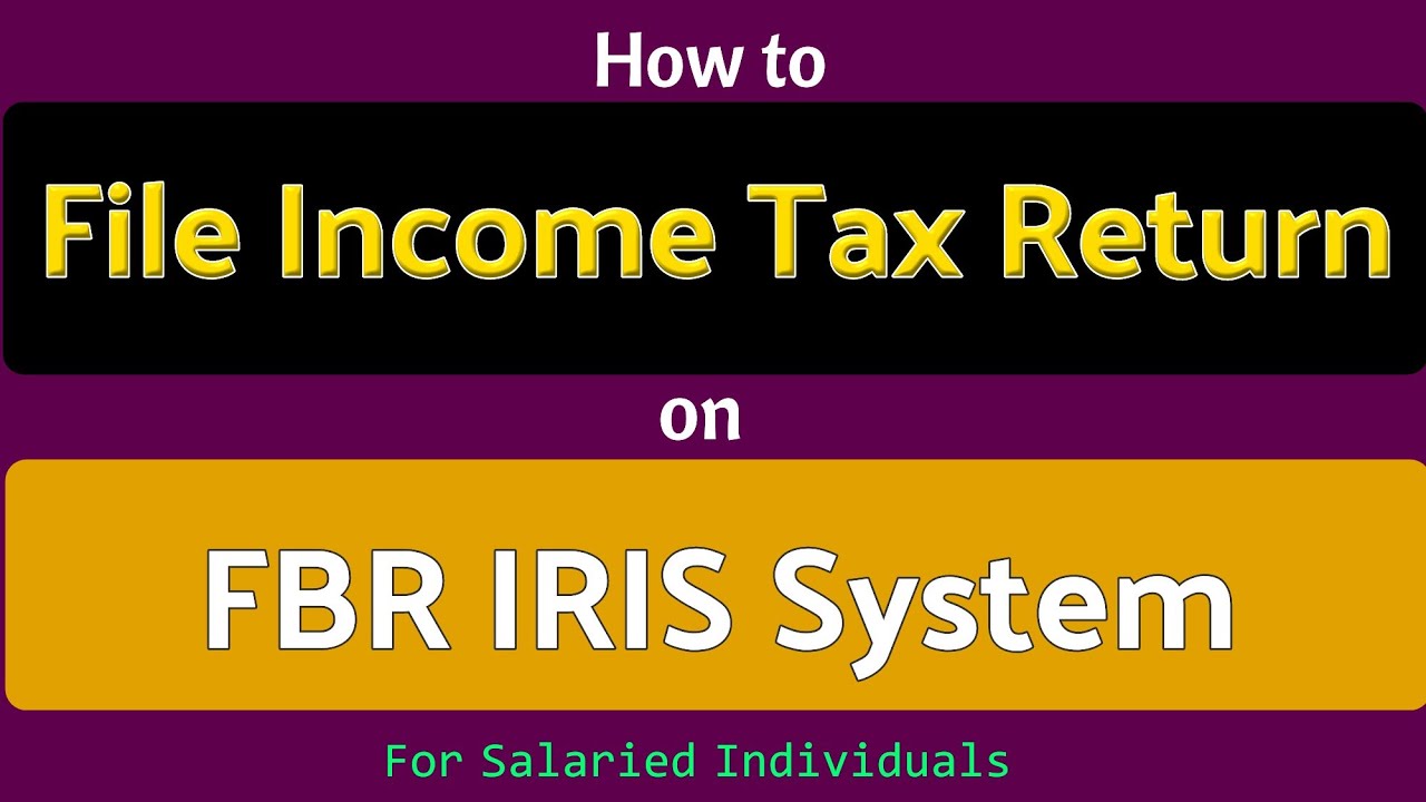 How to file your salary tax return on IRIS? A step by step guide. انکم ...