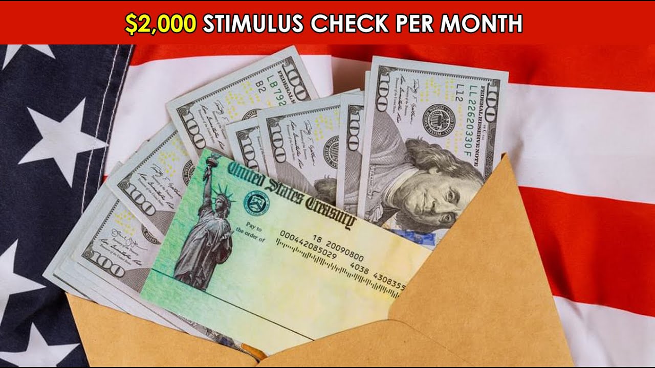 Second Stimulus Check Update $2,000 Stimulus Check Per Month Back Again ...