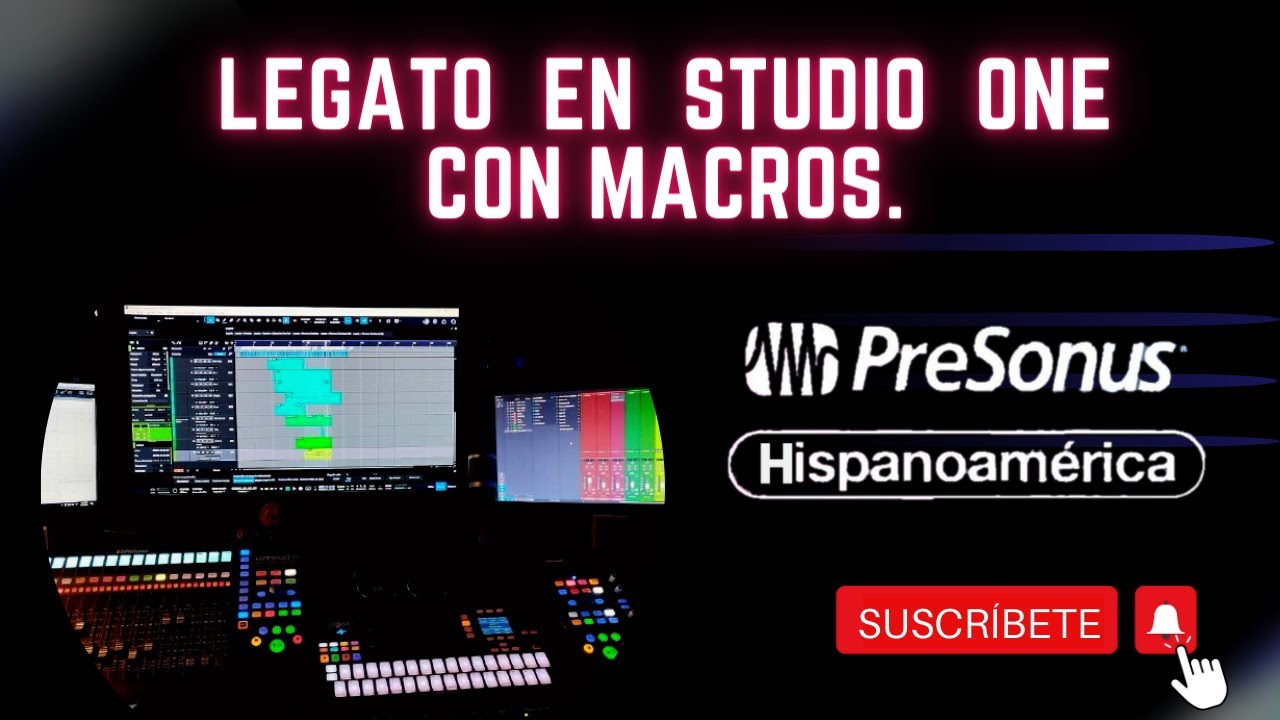 Legato en STUDIO ONE con macros. - YouTube