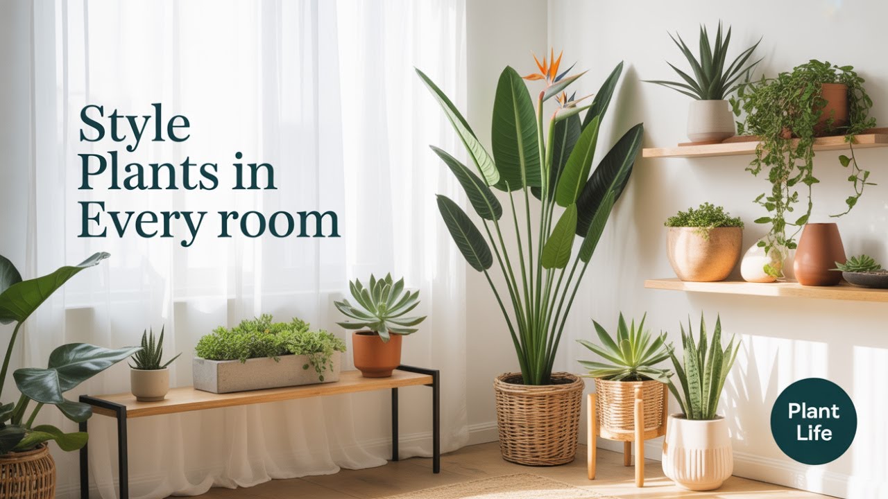 How to Style Plants in Every Room of Your Home | Complete Guide - YouTube