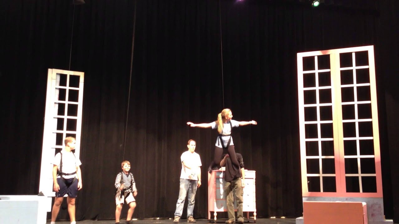 Peter Pan at River Hill - Flight Installation Day - YouTube