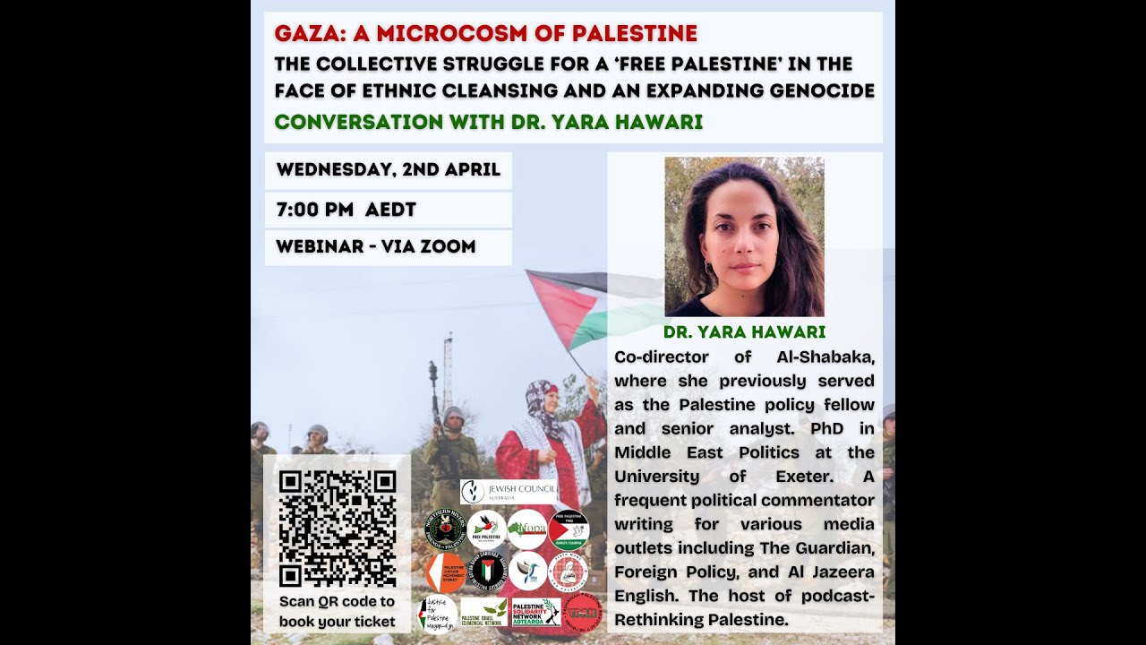 Conversation with Dr. Yara Hawari - YouTube