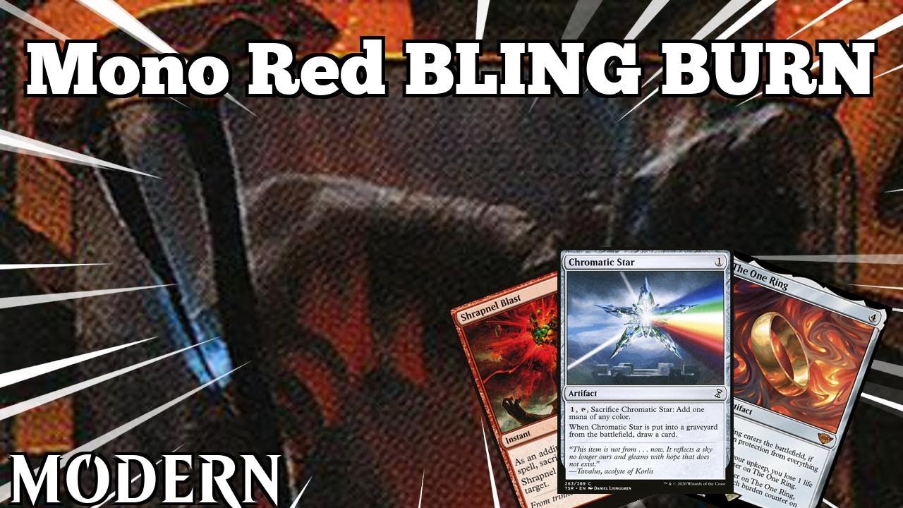 Mono Red BLING BURN | One Ring 8 Blasts | Modern | MTGO - YouTube