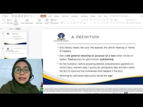 Reading for The Gist or Main Idea - YouTube