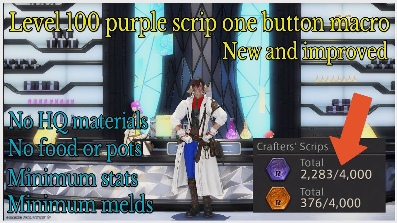 New and improved level 100 Purple scrip rotation - YouTube