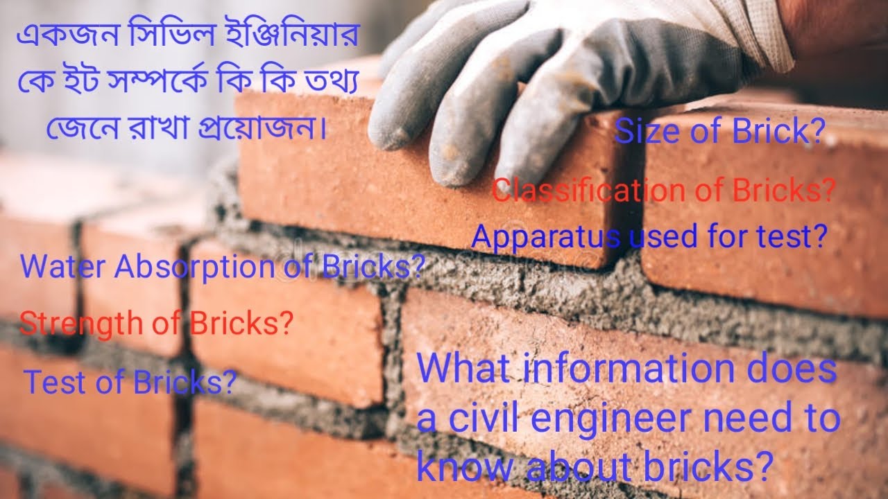 Details of Bricks in Bengali#Types of Brick#Test of Bricks#Civil ...