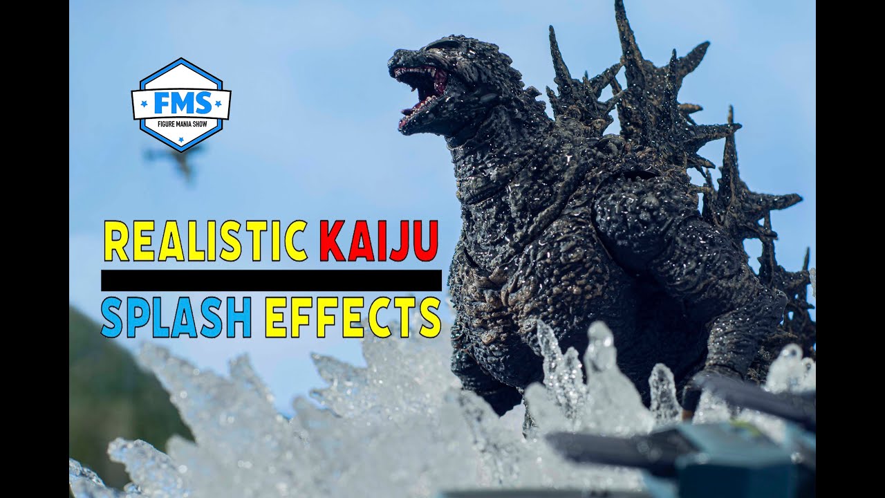 Realistic Kaiju Splash Effects For Kaiju Figure Photography #godzilla # ...