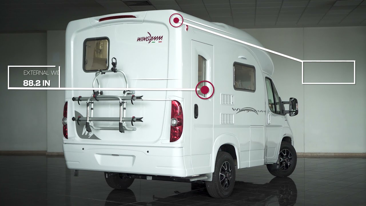 Oasi 540 - Small RV Premium Camper under 18 feet 2 berth with ...
