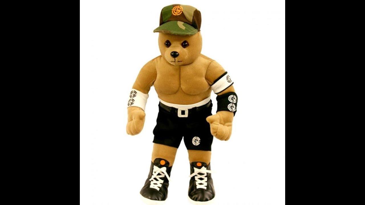 Reviewing WWE John Cena Plush Bear (Rare) - YouTube