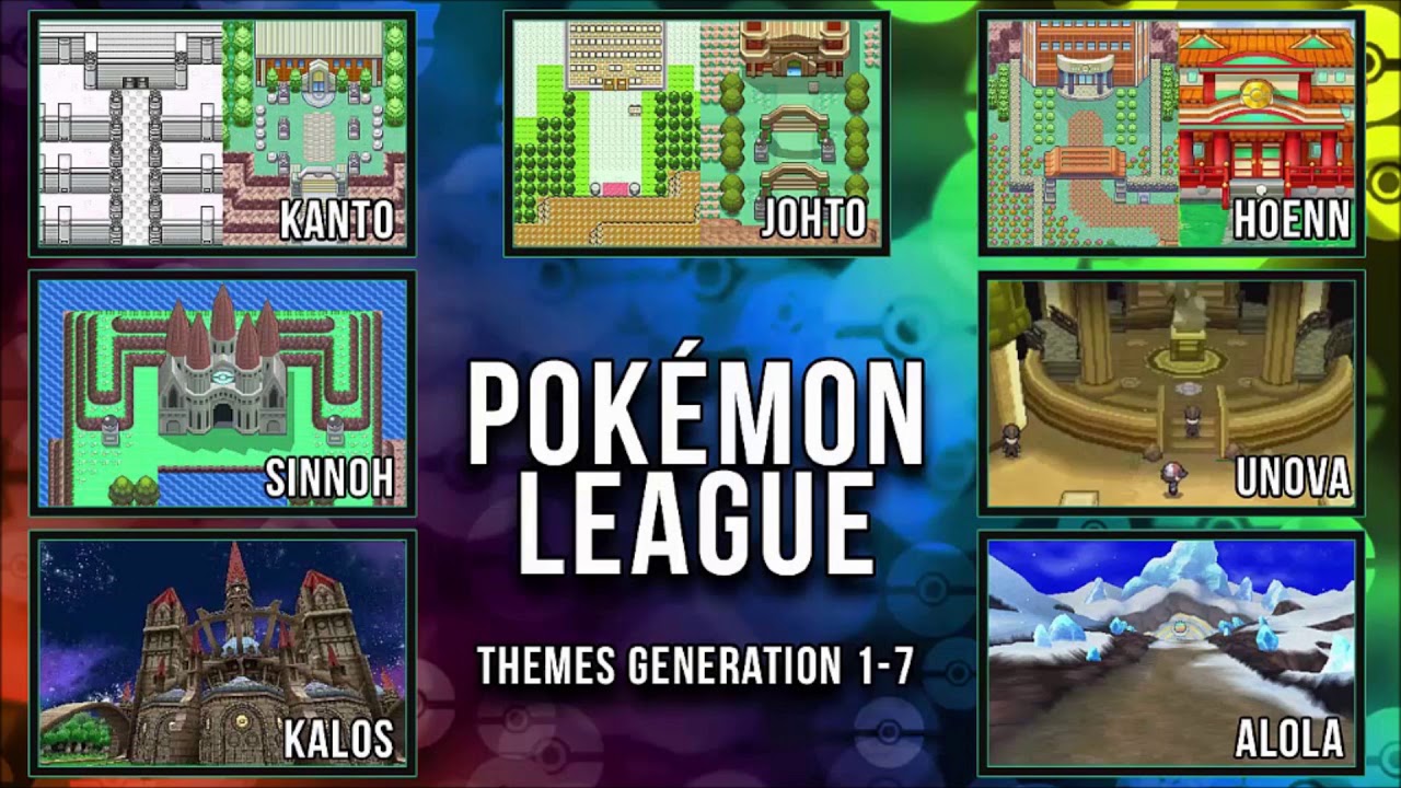 Evolution of Pokemon League Music - (1996-2019) - YouTube