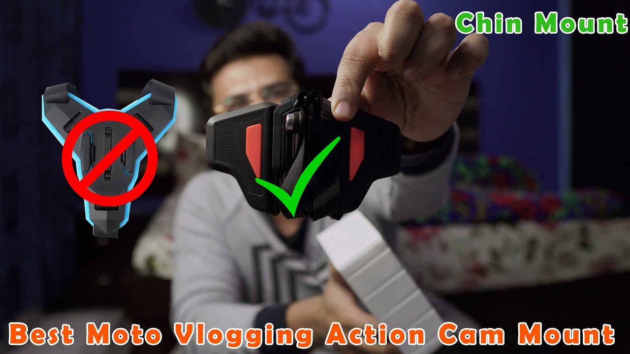 Best Moto Vloging Helmet Mount || Chin Mount for moto Vlogger ...