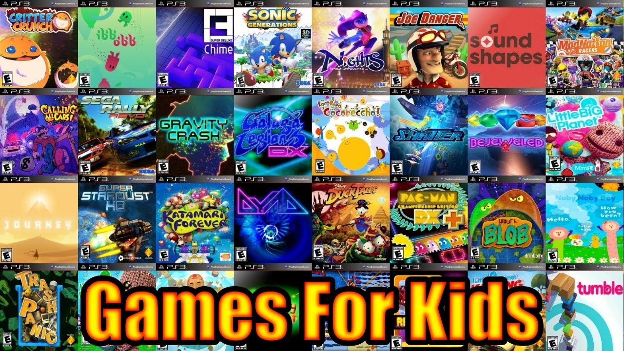 My Top 50 Best PS3 Games For Kids! - YouTube
