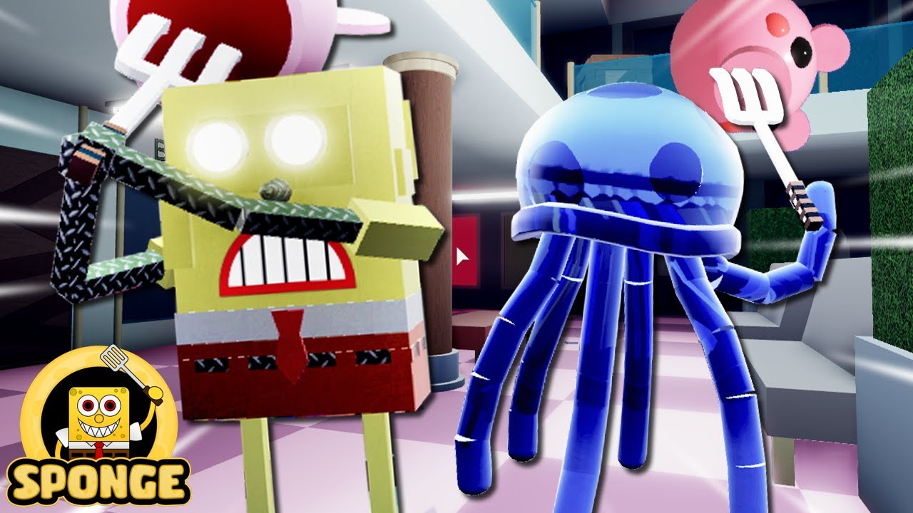 ROBLOX SPONGE CH. 5 MEGA MALL!! (Piggy Fan Game) - YouTube