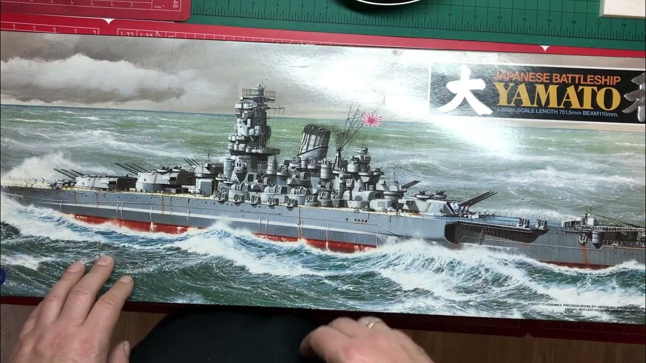 Frst impressions, Tamiya, 1/350 Yamato (2013 release) - YouTube