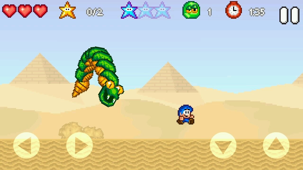 Bloo Kid 2 Gameplay - Desert Rocks 2-9 Battle 'N' Roll - YouTube