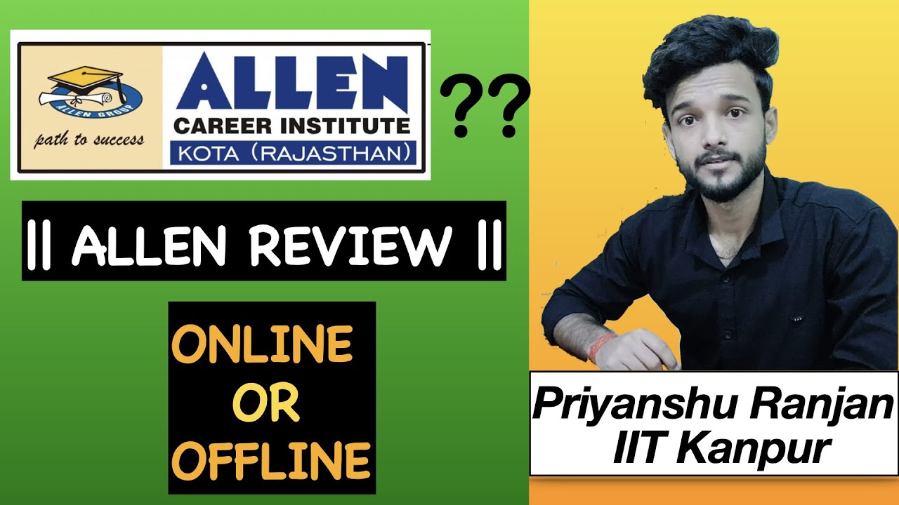 ALLEN Kota review from ex Allen student | Best coaching ? - YouTube