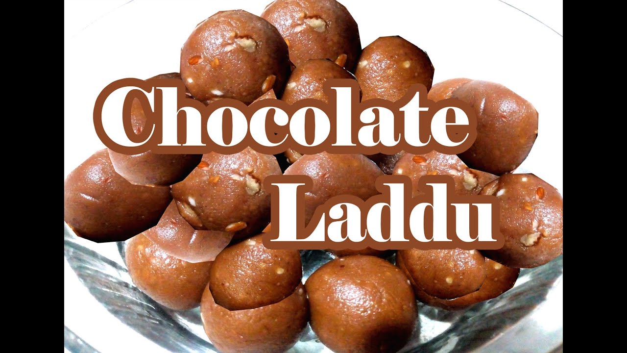 Chocolate Laddu / Home Made Laddu / Chocolate Sweets - YouTube