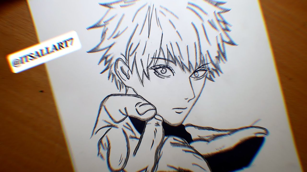 how to draw gojo satoru step by step// how to draw gojo satoru #gojo # ...