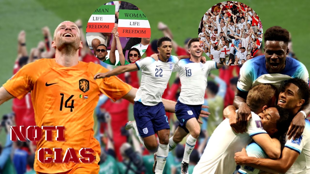 Goleada HITÓRICA de los 3 LEONES | INGLATERRA (6) vs (2) IRÁN | PAÍSES ...