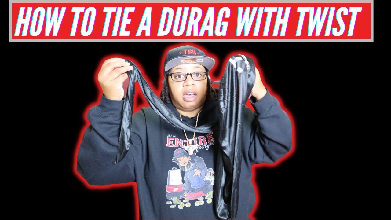 How To Tie A Durag l Twist Method - YouTube