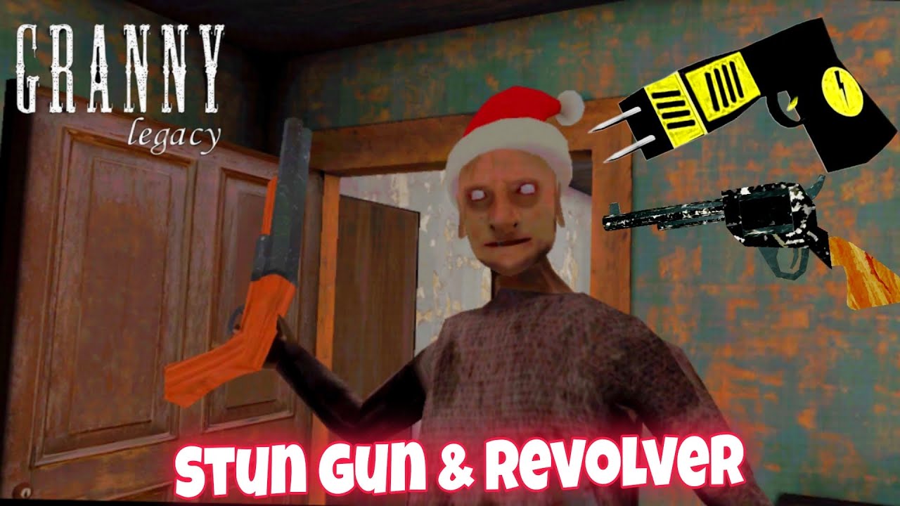 GRANNY REVAMP: I KILLED GRANNY AND GRANDPA WITH STUN GUN AND REVOLVER 🤣 ...