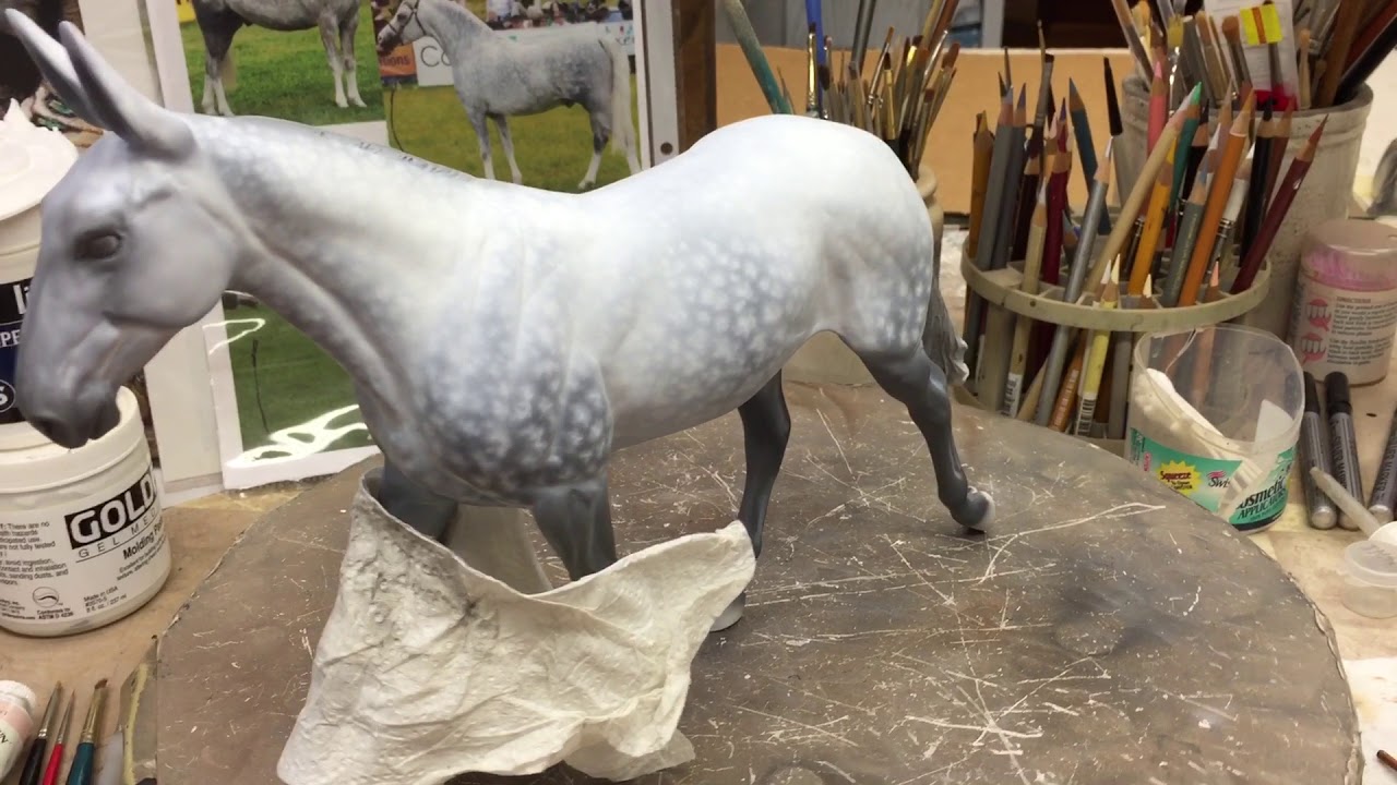 Dapple gray mule quick look - YouTube