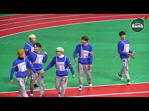 [Bangtan Bomb] BTS 400 - Meter Relay Race Compilation | BTS Play Games | BTS Fact - YouTube