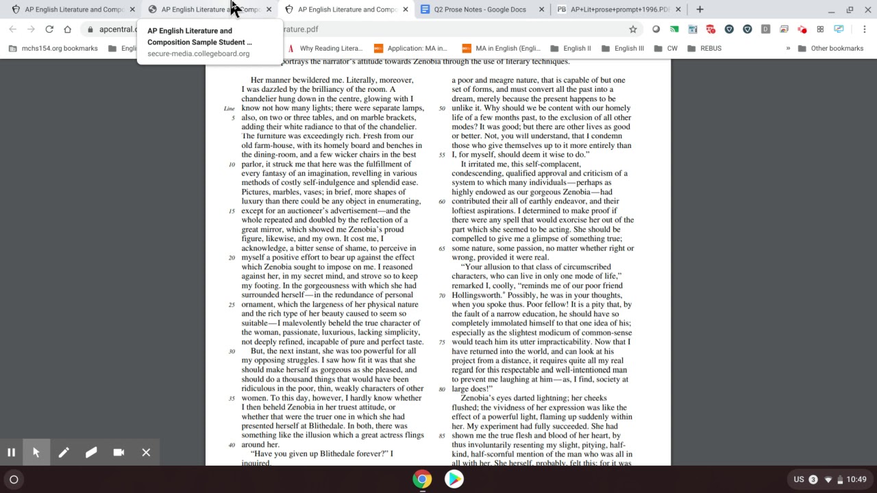 AP Lit Test Prep Organizing Outlining The Prose Question Essay YouTube AP Lit Test Prep Organizing Outlining The Prose Question Essay YouTube