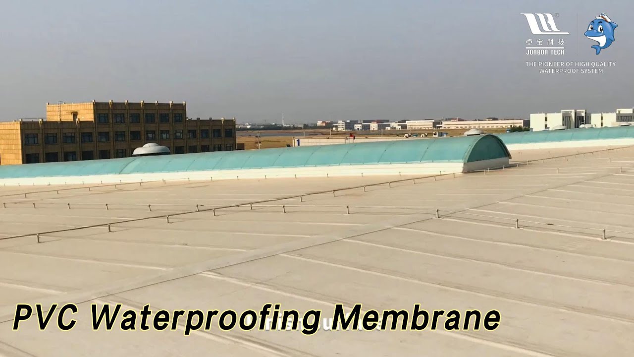 Polyvinyl Chloride PVC Waterproofing Membrane Aging Resistant Weldable ...