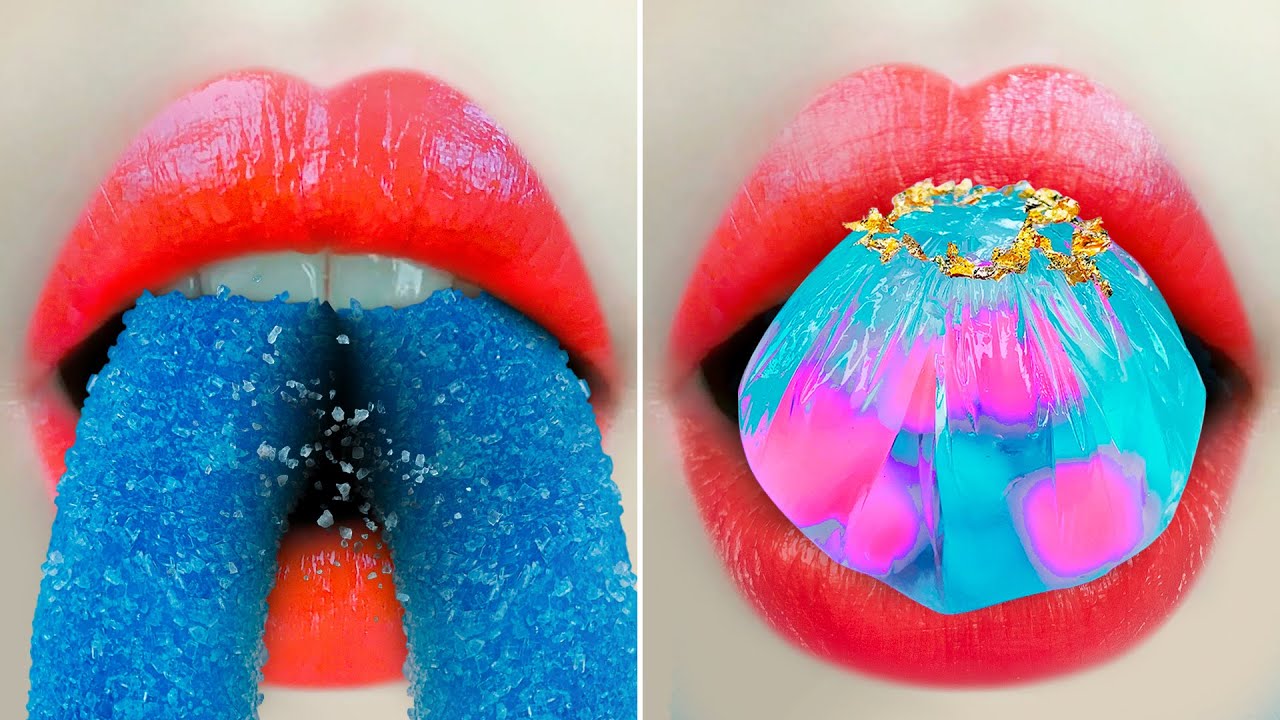 Tiktok Eating Challenges Compilations | Emoji Foods ASMR Mukbang - YouTube