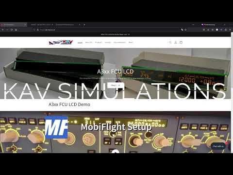 Easy Setup Guide: MobiFlight for Airbus A3xx FCU LCD - YouTube