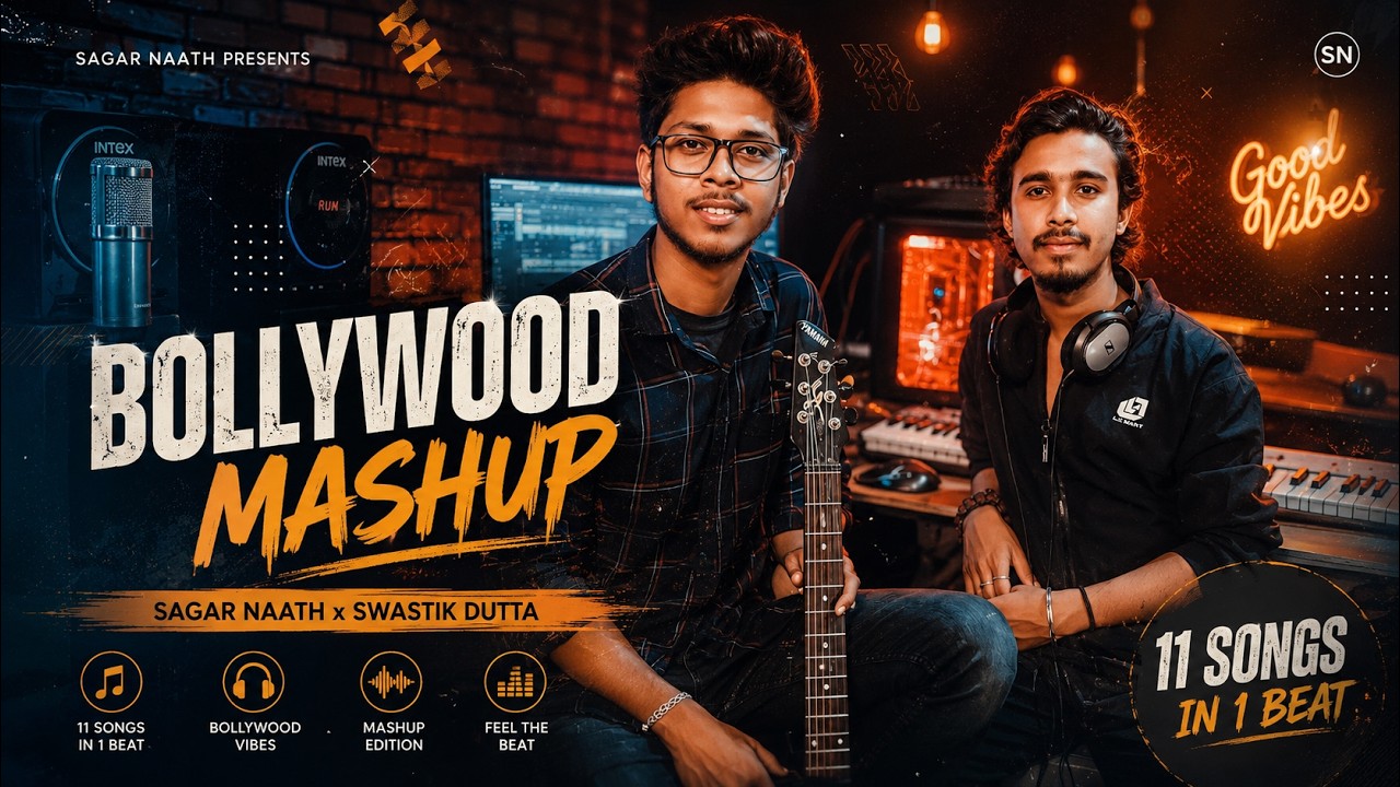 Bollywood Mashup Song | 11 Song 1 Beat | Sagar Naath x Swastik Dutta ...
