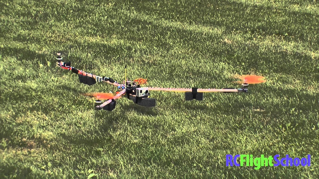 Home Made Tri Copter FPV Setup & Maiden Flight - YouTube