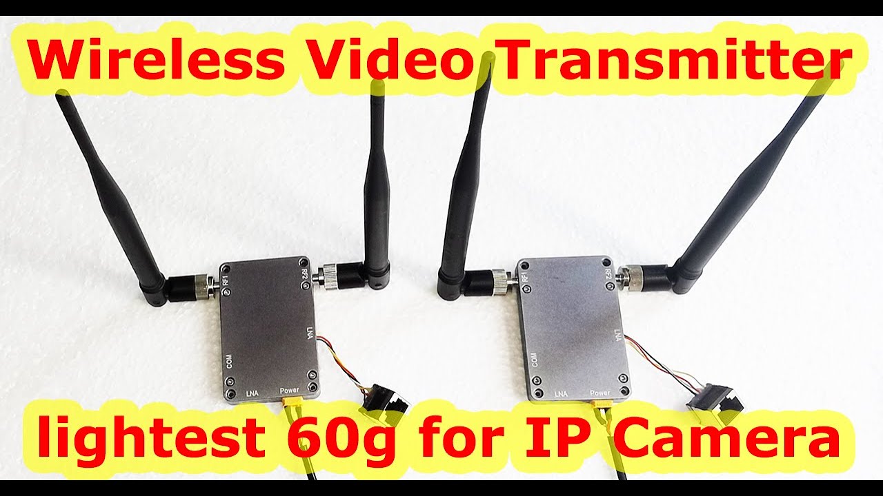 OFDM Wireless Video Transmitter for IP Cameras Lightweight Long Range ...