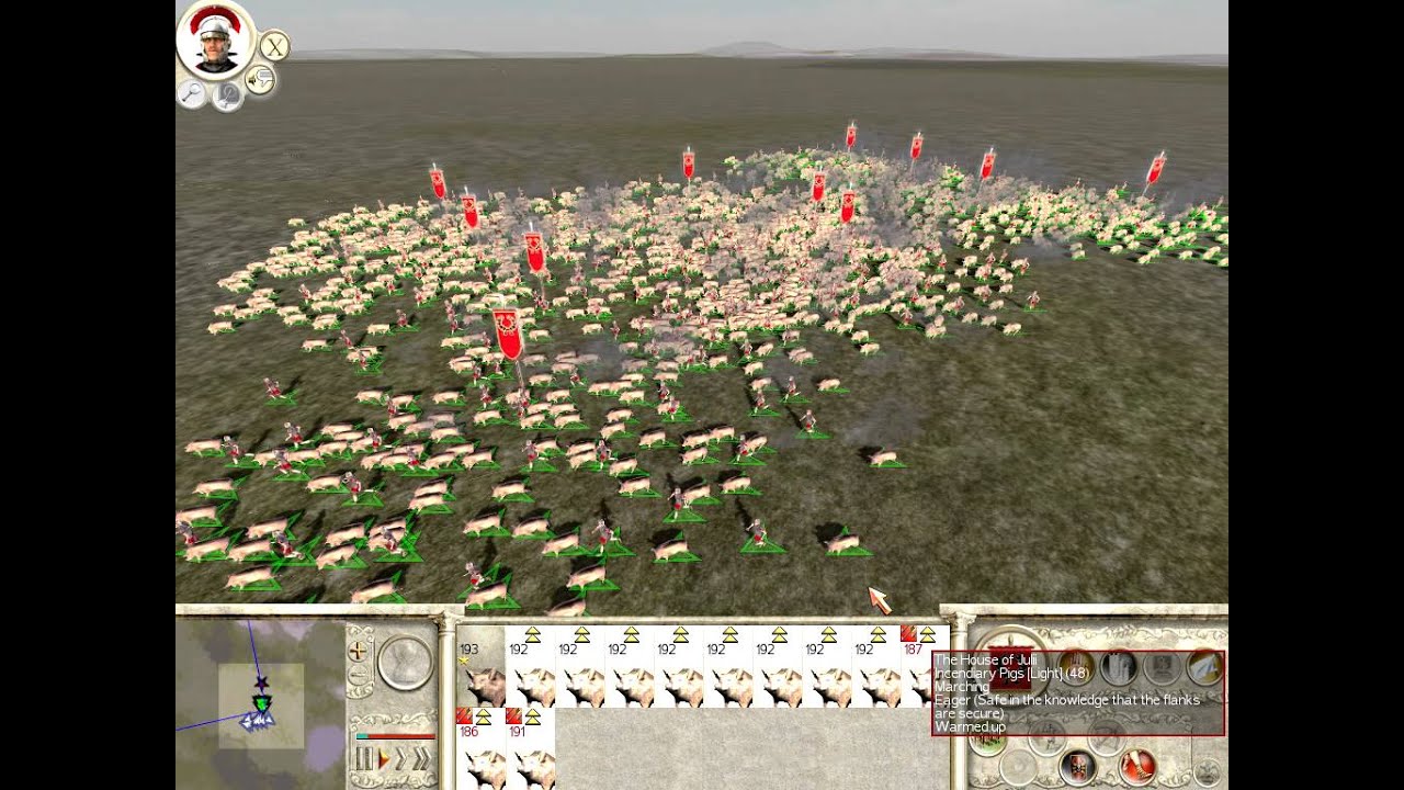 Rome total war pigs vs elephants who will win? (laggy) - YouTube