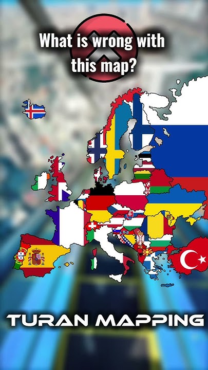 What is wrong with this map?#country #geography #map #europe - YouTube