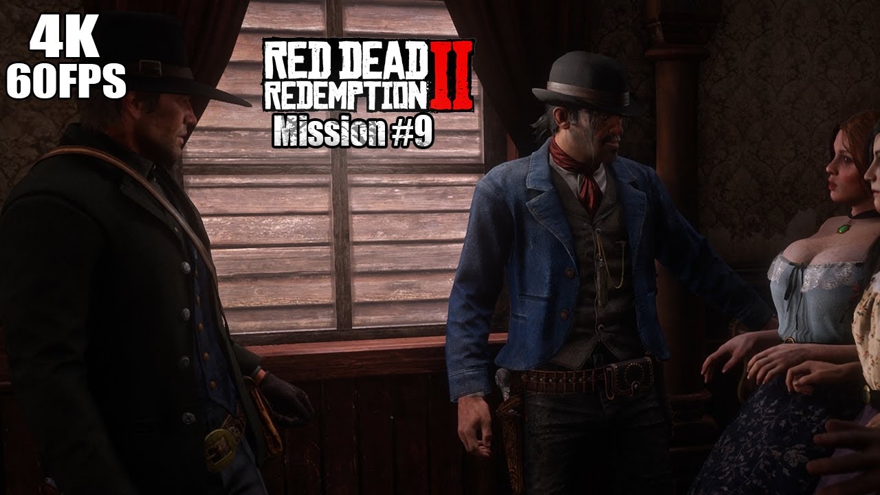 Red Dead Redemption 2 - Mission #9 - Americans at Rest [4k 60FPS] No ...