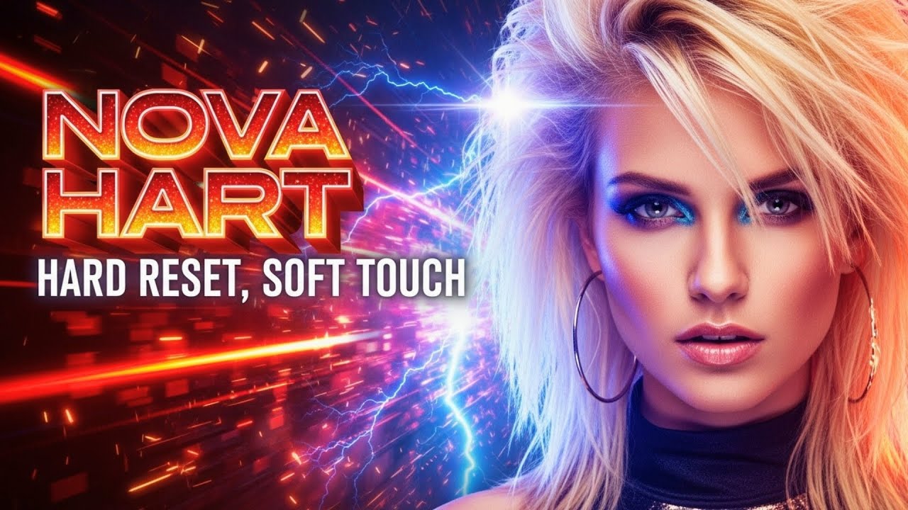 Nova Hart— Hard Reset, Soft Touch | 80s High Energy Synth Rock - YouTube