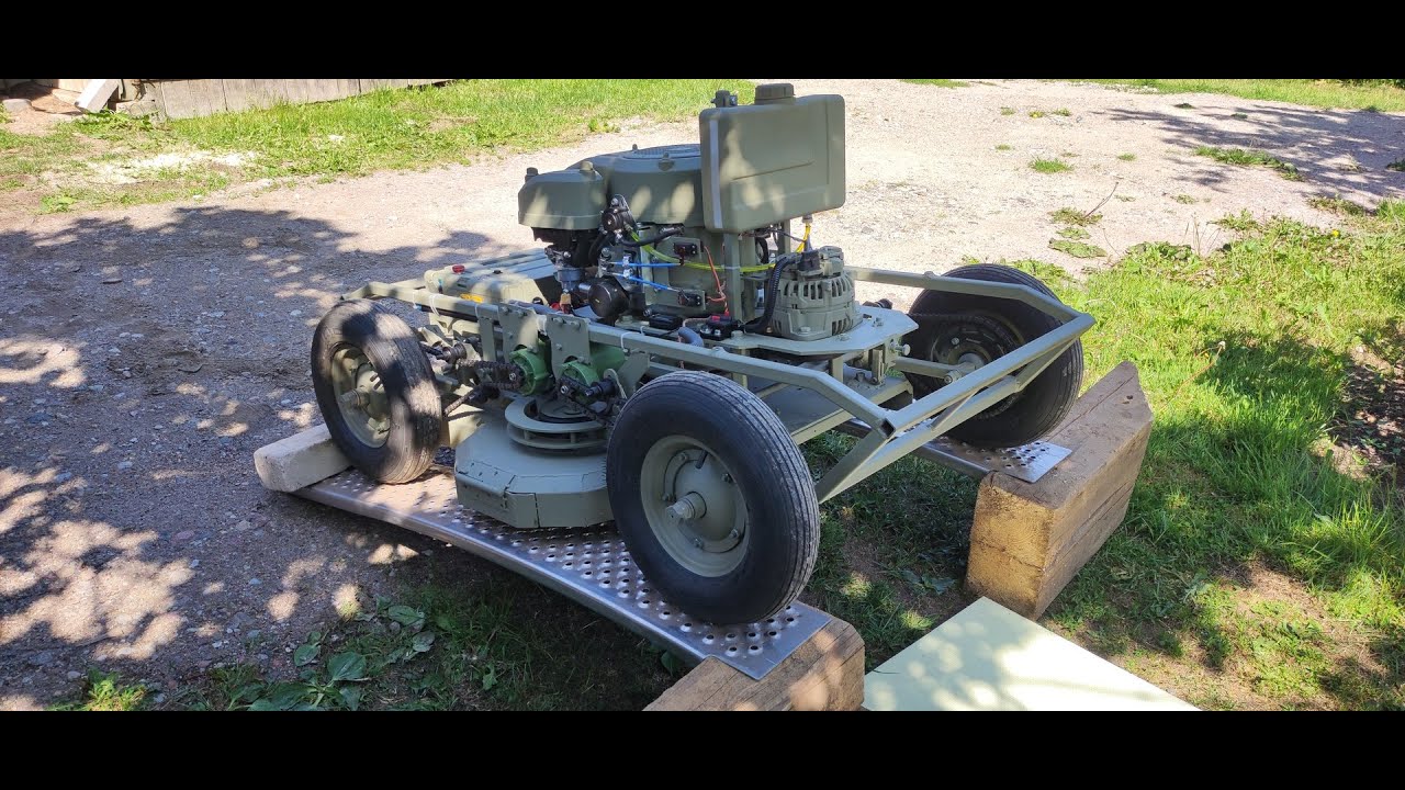 RC mower DIY 4WD zero turn. - YouTube