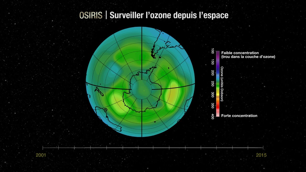Surveiller la couche d’ozone depuis l’espace - YouTube