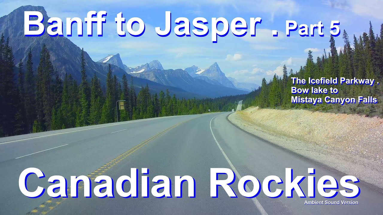 Canadian Rockies - Scenic Drive,The Icefields Parkway,Bow Lake to ...