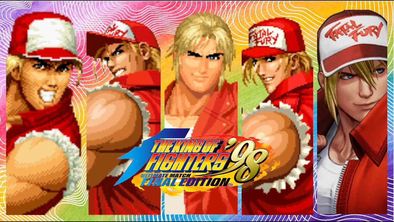 KOF Evolution of Terry Winner Pose 拳皇特瑞胜利姿势进化 - YouTube